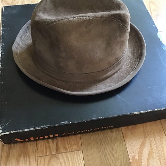 Adam | Accessories | Adam Country Gentleman Genuine Leather Hat Size 7 ...